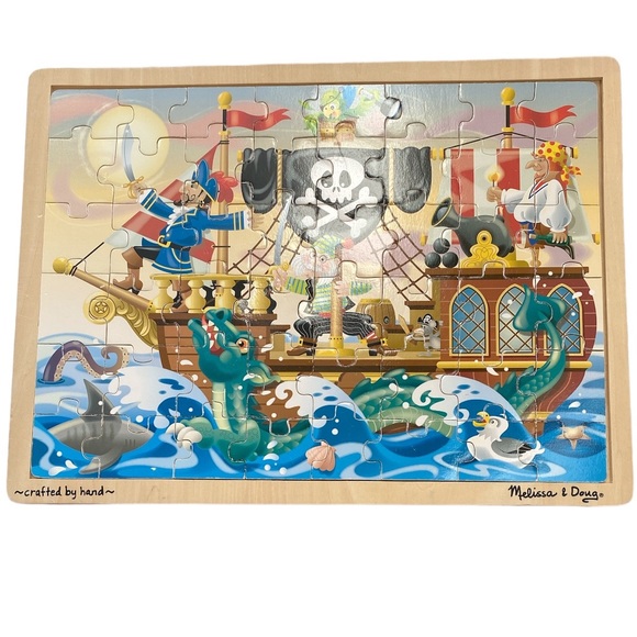 Melissa & Doug | Toys | Melissa Doug Pirate Adventure Puzzle 48 Piece ...